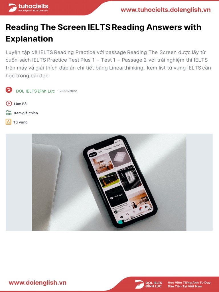 Reading - The - Screen (15-7-2023) | PDF