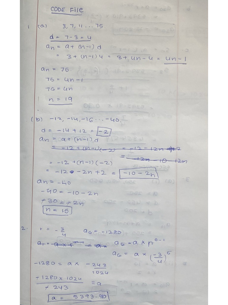 Math Code File | PDF