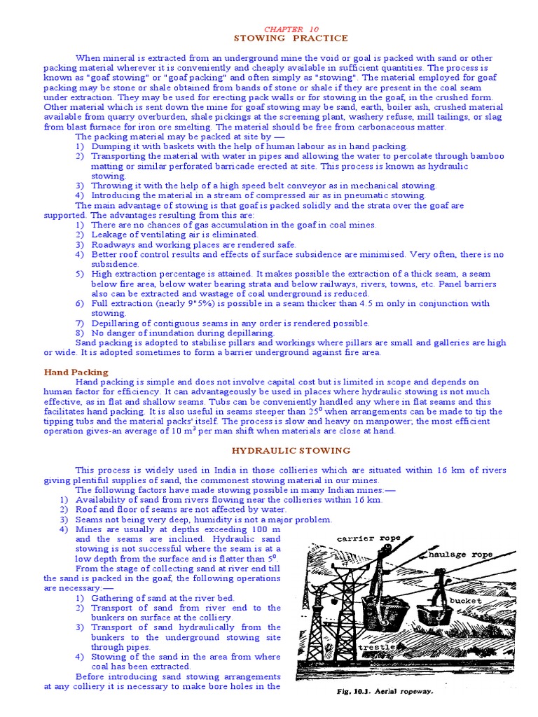 10 Stowing | PDF