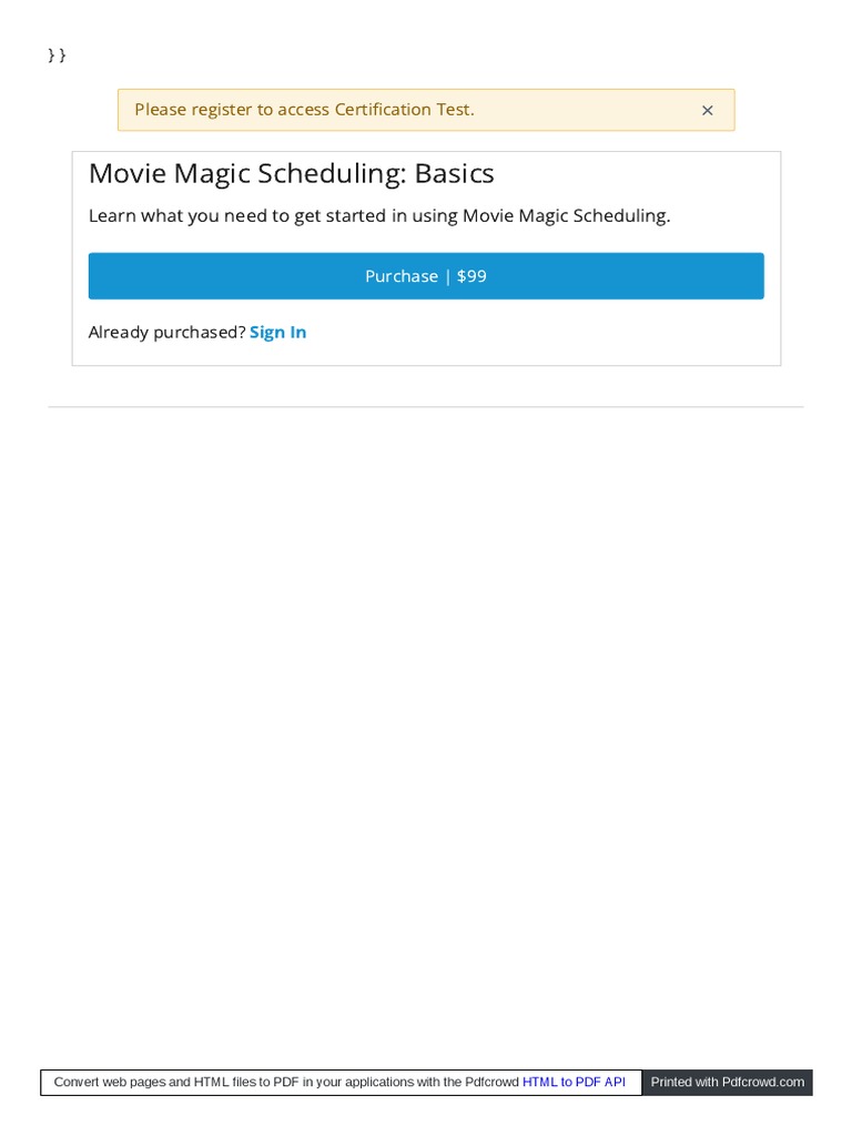 Academy Ep Com Movie Magic Scheduling Basics 487775 | PDF