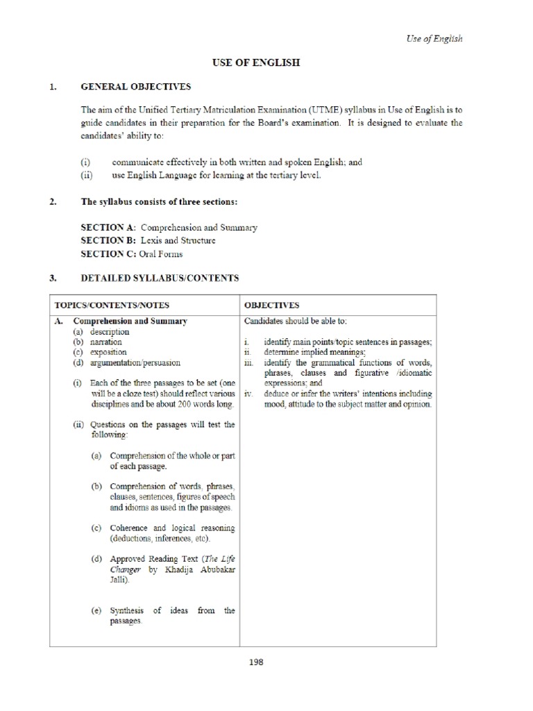 Use of English | PDF