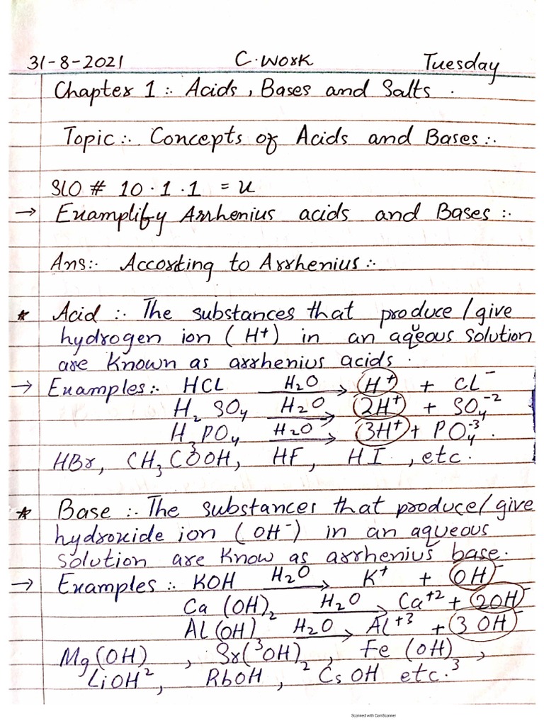 Akueb Class X Chemistry Slo#10 | PDF