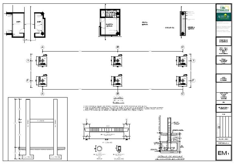 Plano EM01 Portico ILO | PDF
