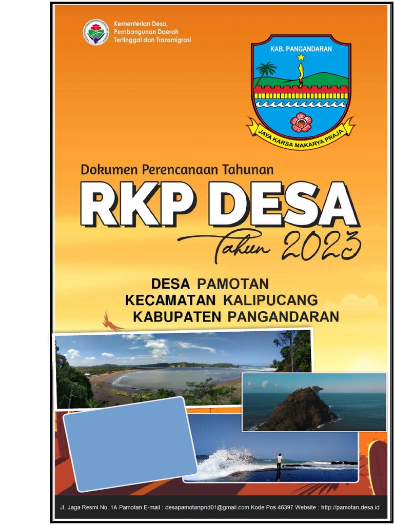 Cover RKP Desa 2023 | PDF
