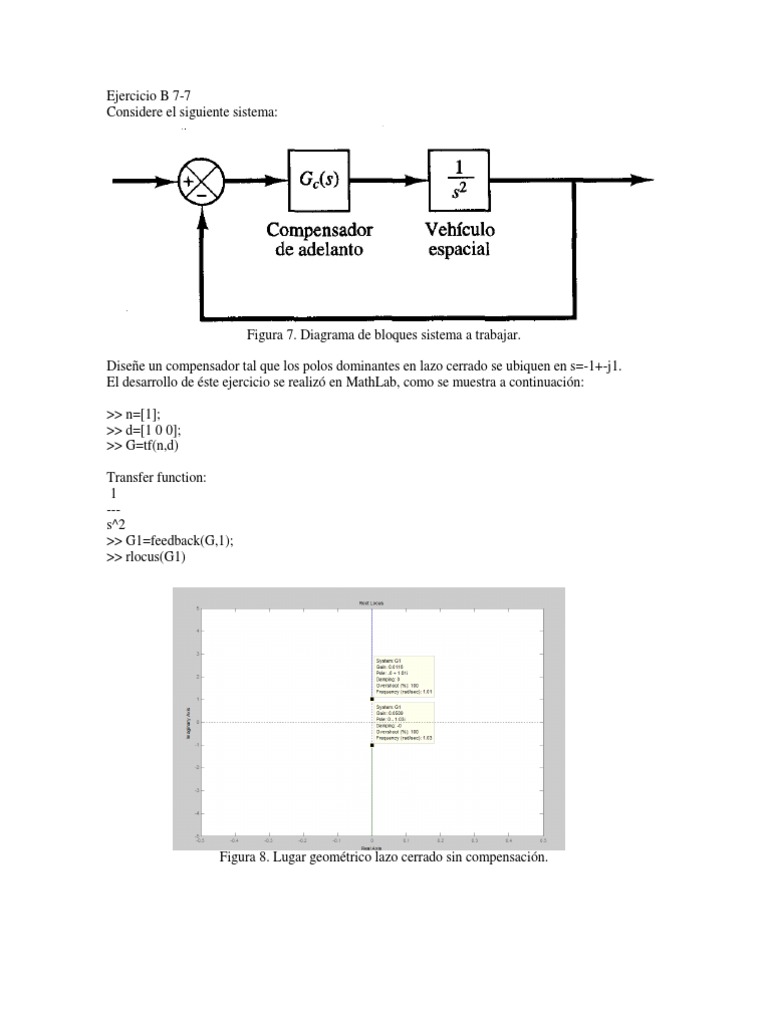 Ejercicio B 7-7 Ogata | PDF | Enseñanza de matemática | Science