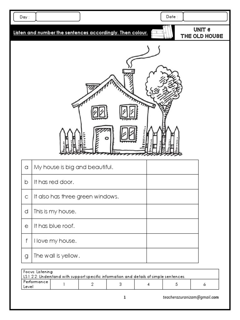 English Module Year 2 Unit 6 Set 1 PBD | PDF | Home