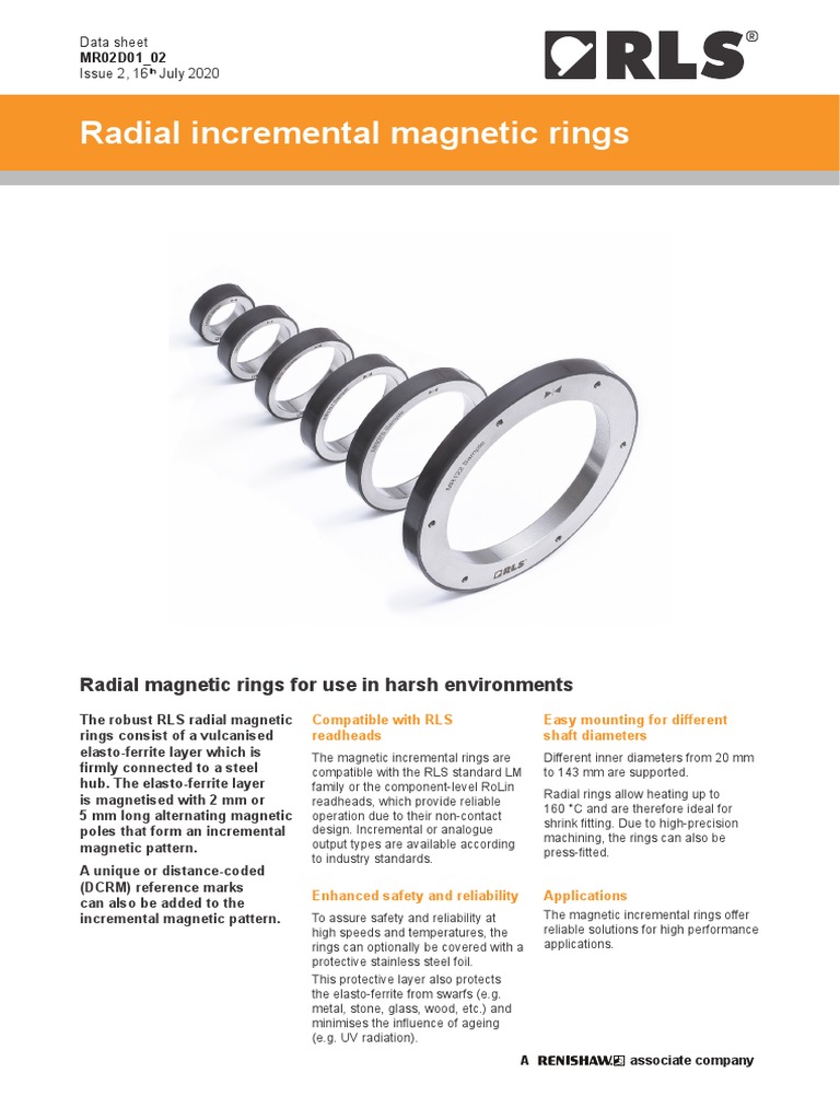 MR02D01 02 Radial Incremental Magnetic Rings Bookmark | PDF ...