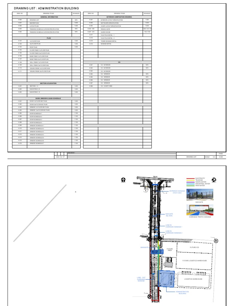 07 Administration Tender Drawing | PDF | Environmental Design ...