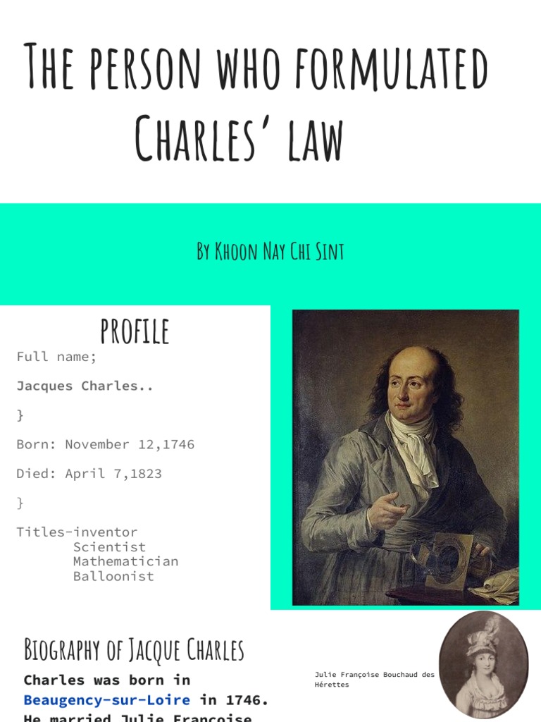 Jacques Charles: Science Pioneer | PDF | History