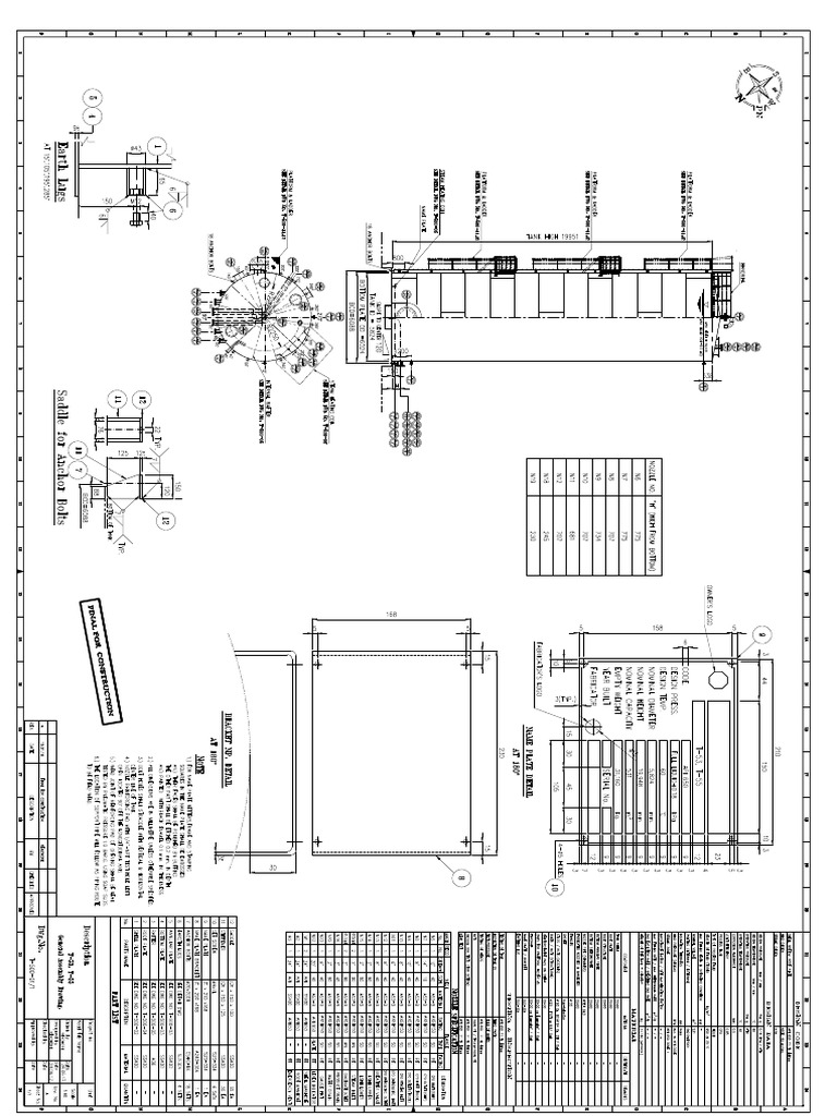 500 Tons Tank DWG | PDF
