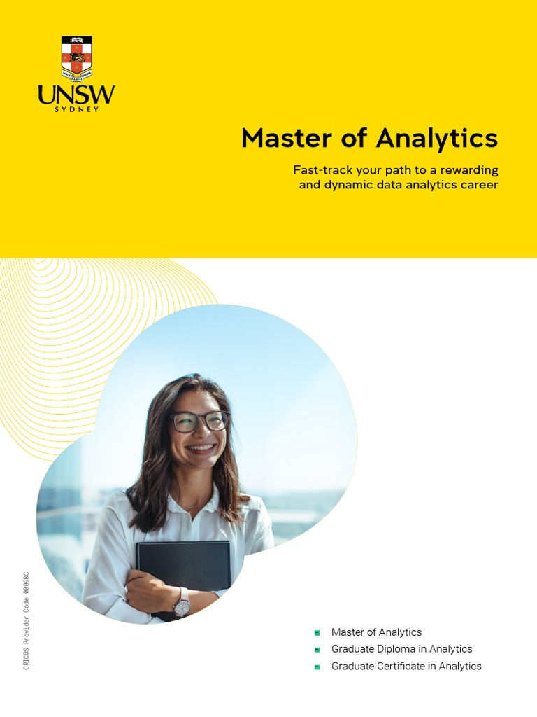 UNSW Master of Analytics | PDF | Analytics | Postgraduate Education
