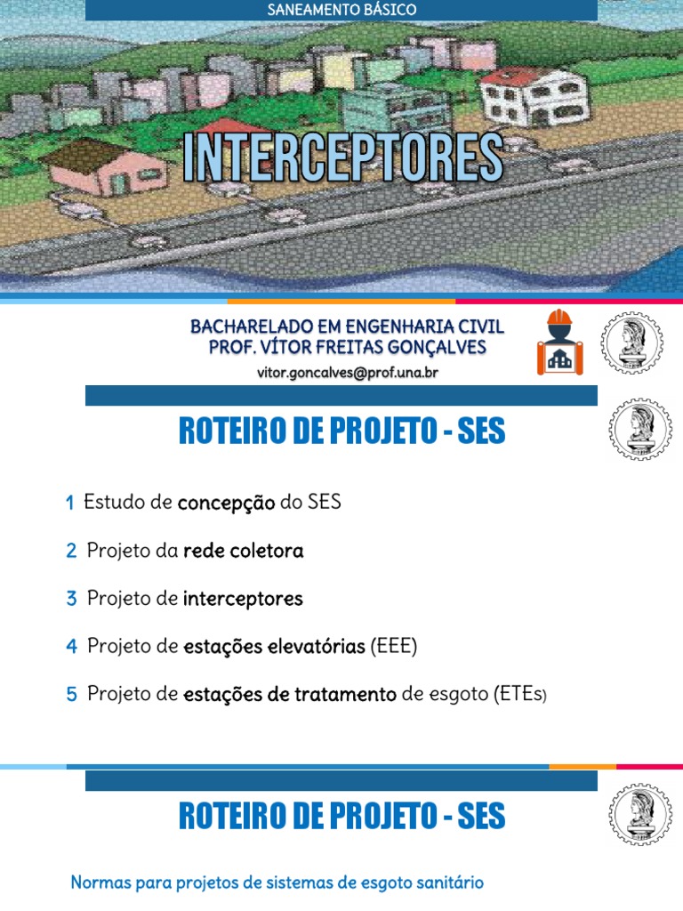 Aula 6 - Interceptores | Download grátis PDF | Águas residuais