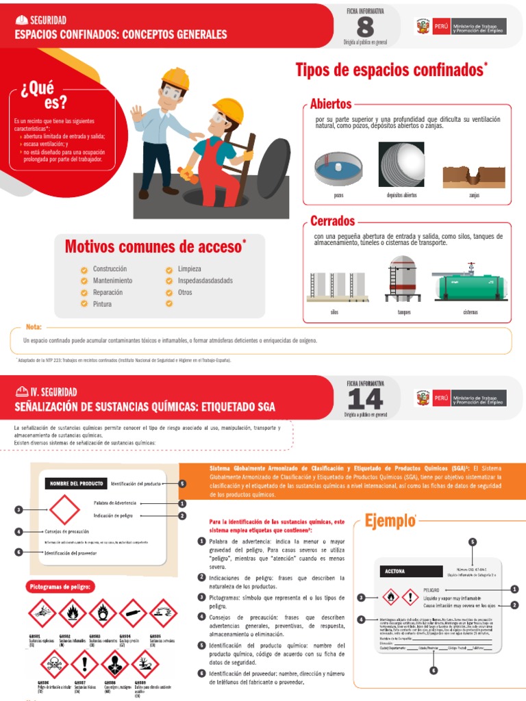 Fichas Informativas sobre Seguridad Laboral | PDF