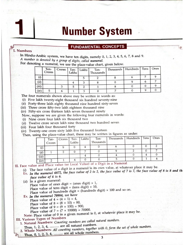 Number System | PDF