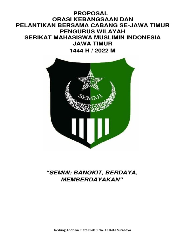 Proposal Terbaru PBSJT | PDF