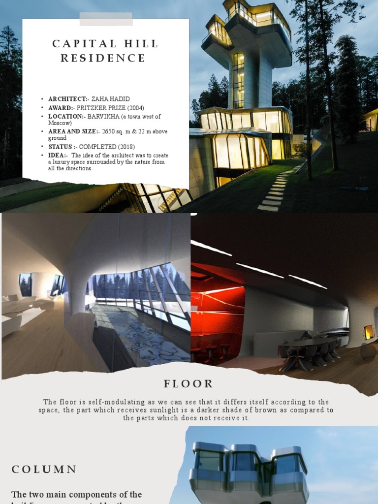 Capital Hill Residence by Zaha Hadid | PDF
