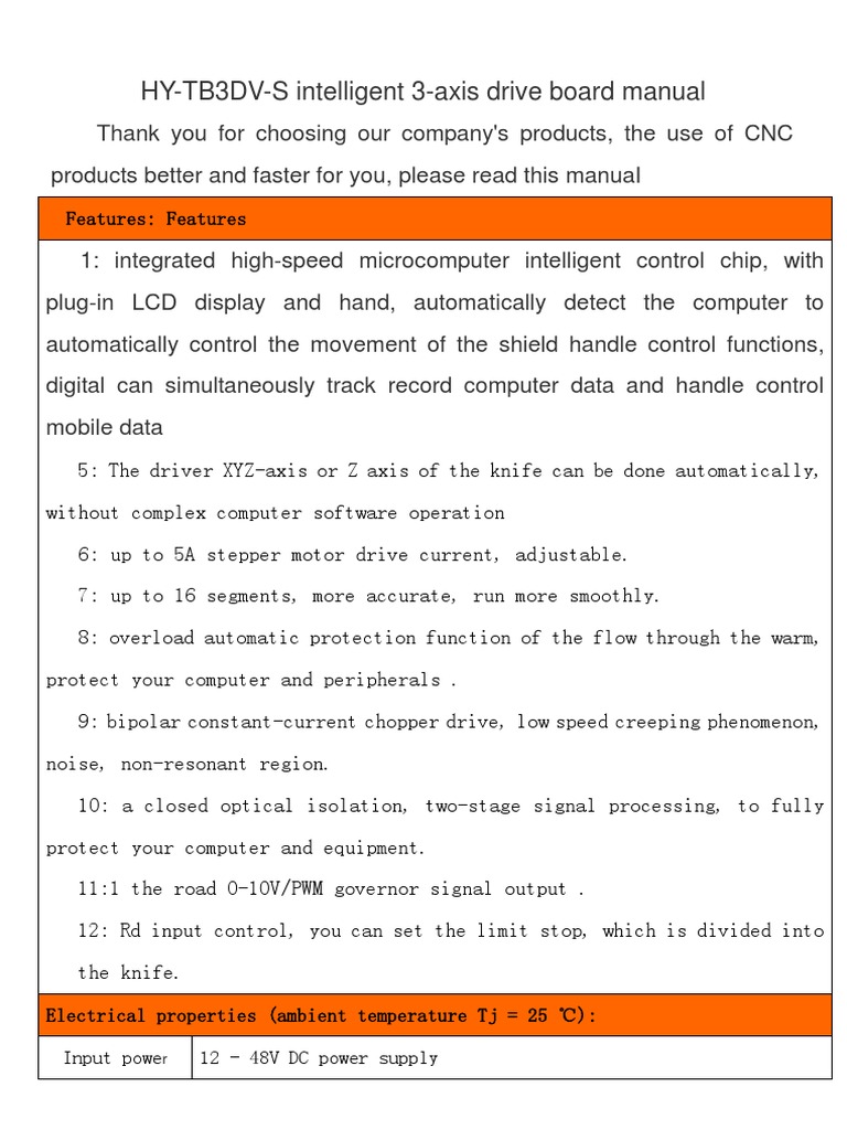 HY-TB3DV-S-series-intelligent-3-axis-manual | PDF