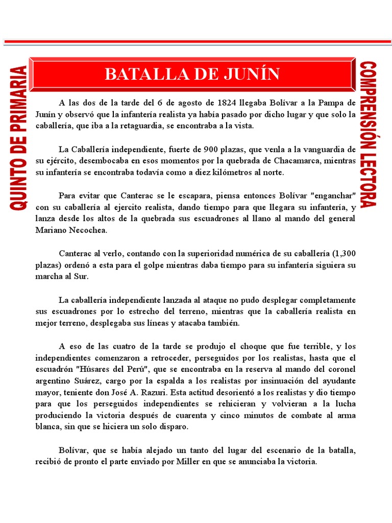 Batalla de Junin | PDF