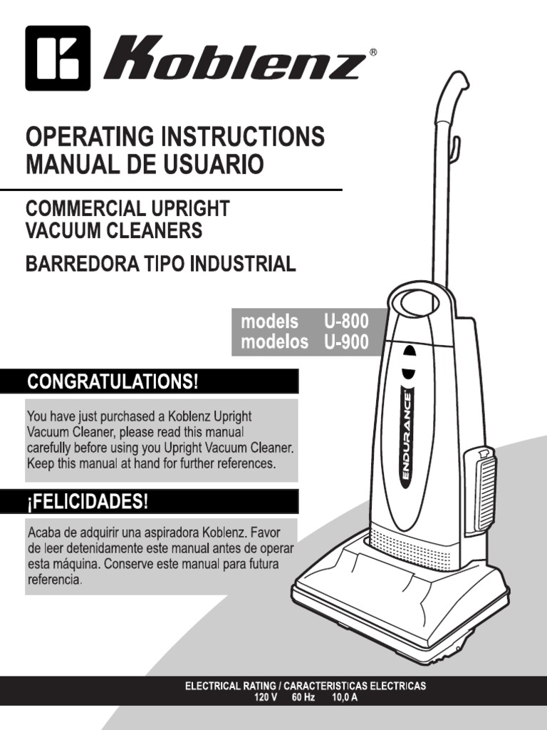 Clean-Air-vacuum Cleaner Manual | PDF
