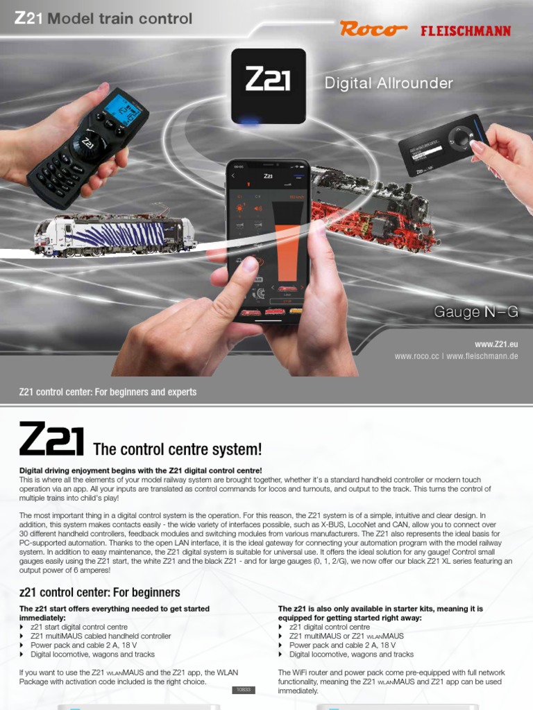 New z21 Flyer en | PDF | Electricity | Manufactured Goods