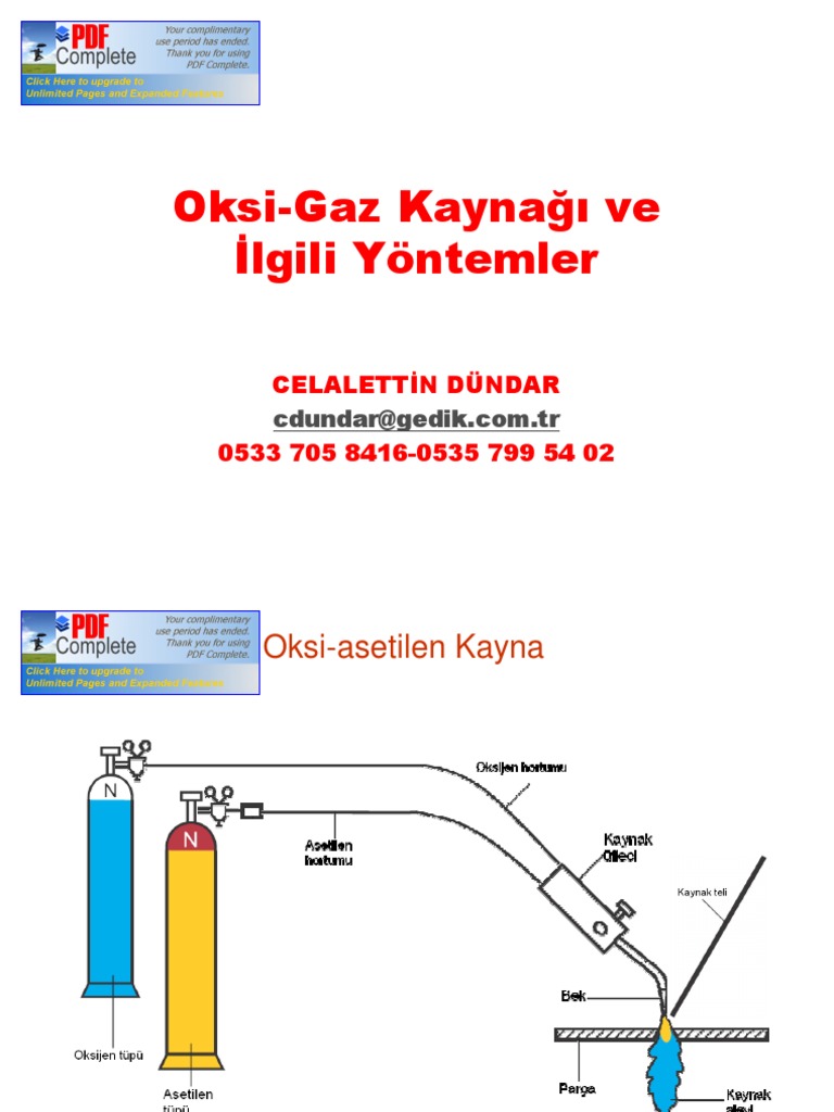 C. Dundar Oksi̇-Gaz | PDF