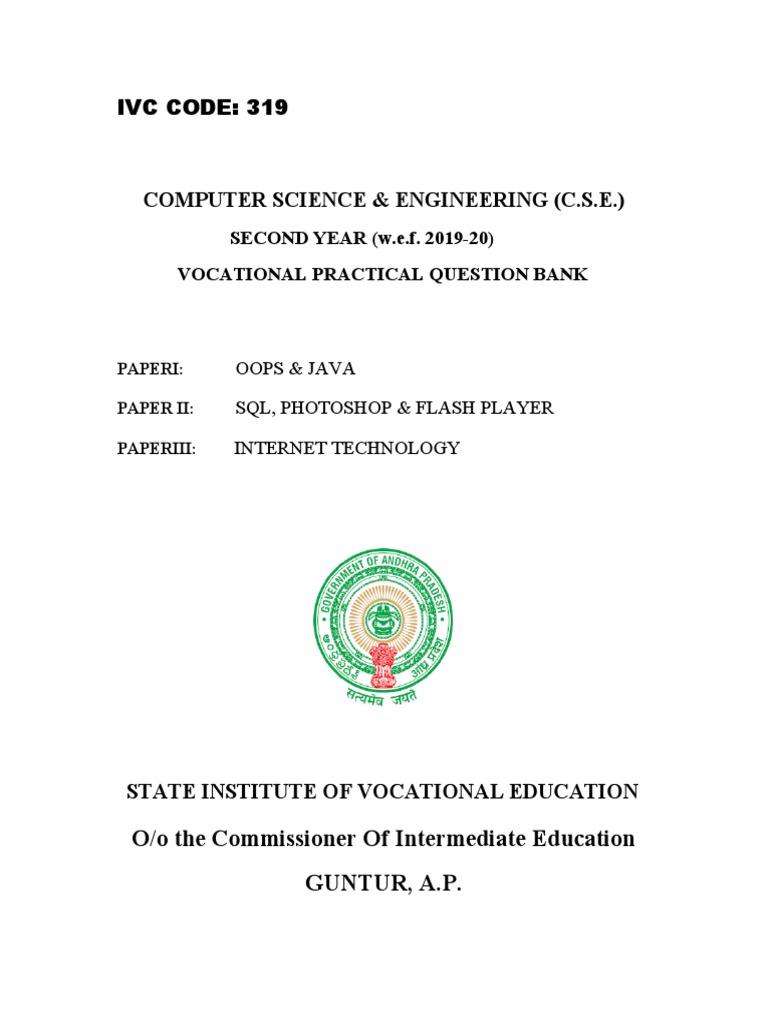 C.S.Epractical Manual PDF - 19 - OK | PDF | Java (Programming Language ...