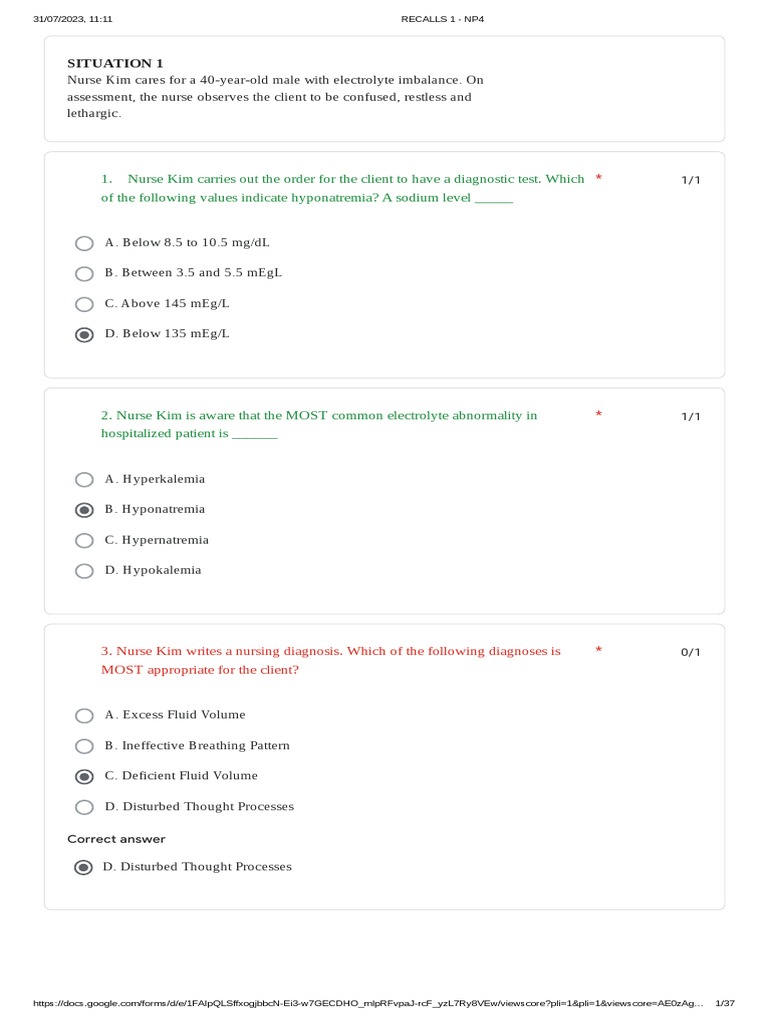 Recalls 1 - Np4 | PDF
