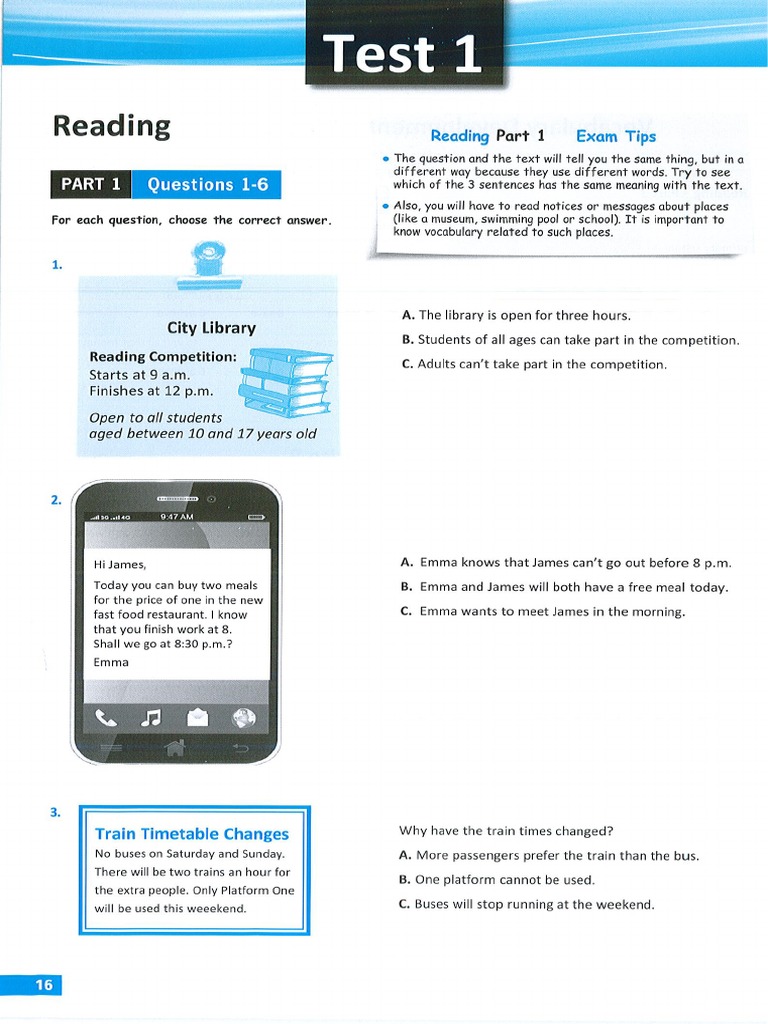 Further Practice Test 1 | PDF