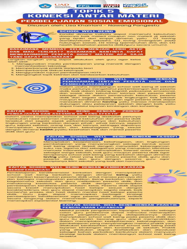 Topik 5 - Koneksi Antar Materi - Pembelajaran Sosial Emosional | PDF