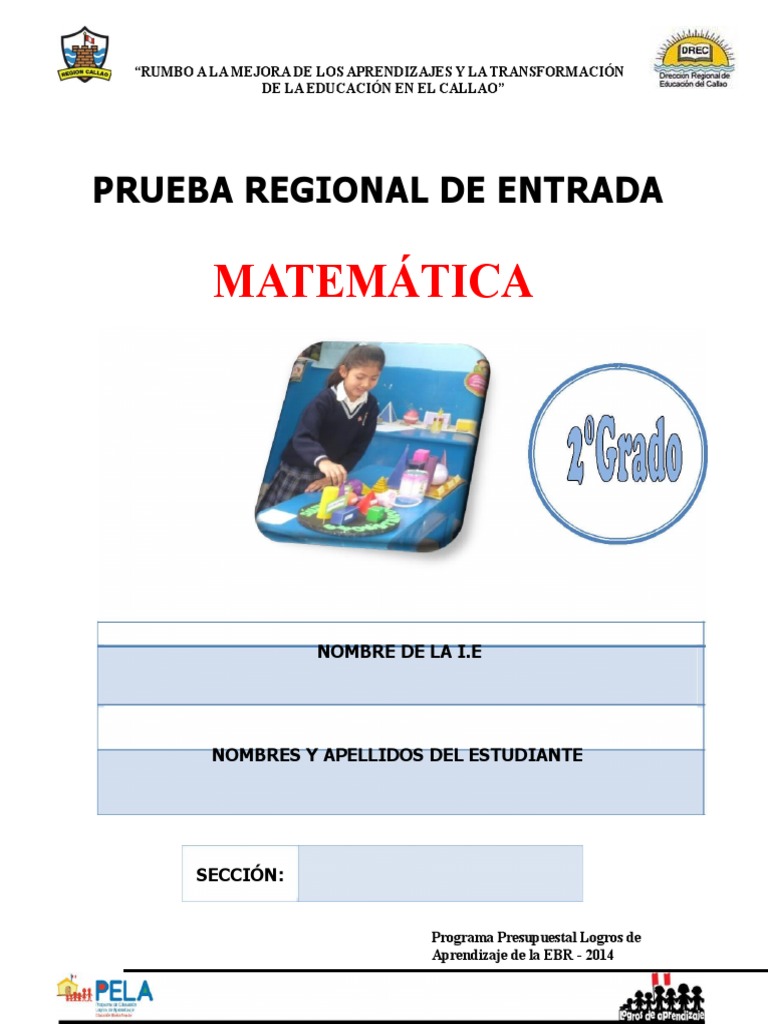 Prueba Mate 2º | PDF