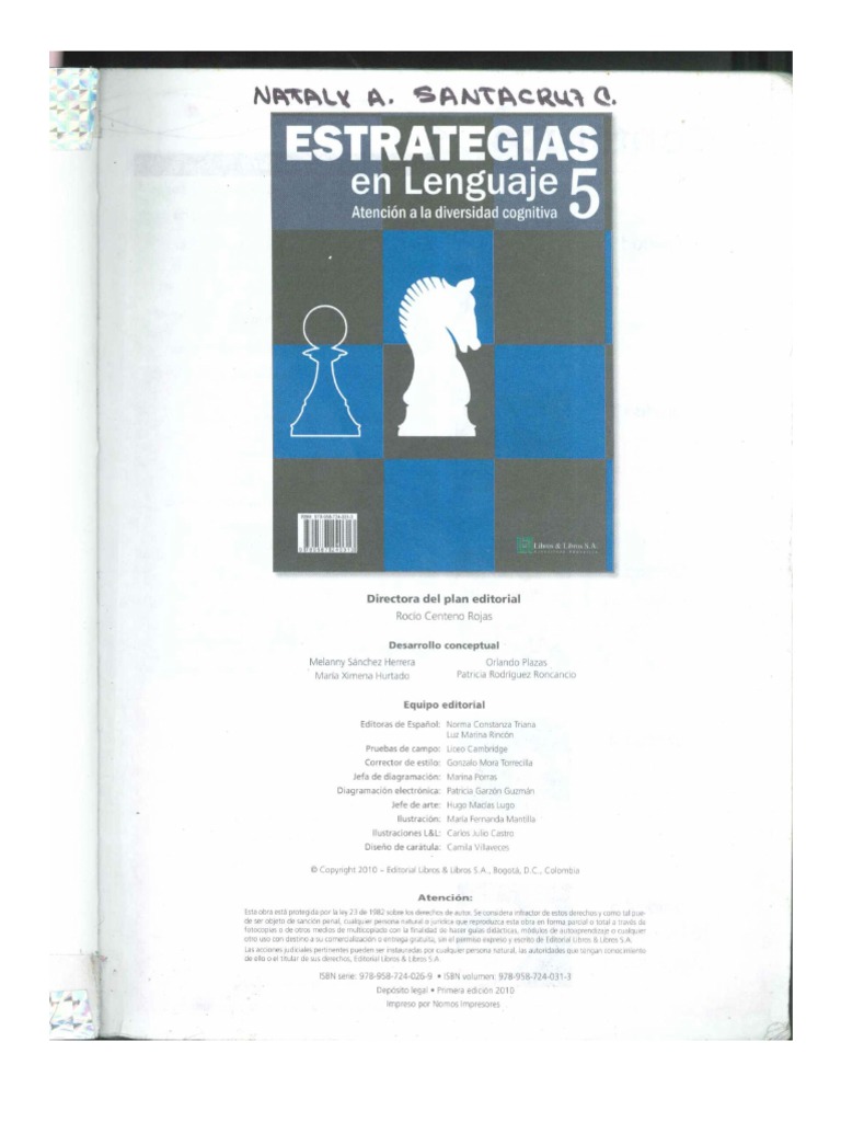 Estrategias de Lenguaje 5 | PDF