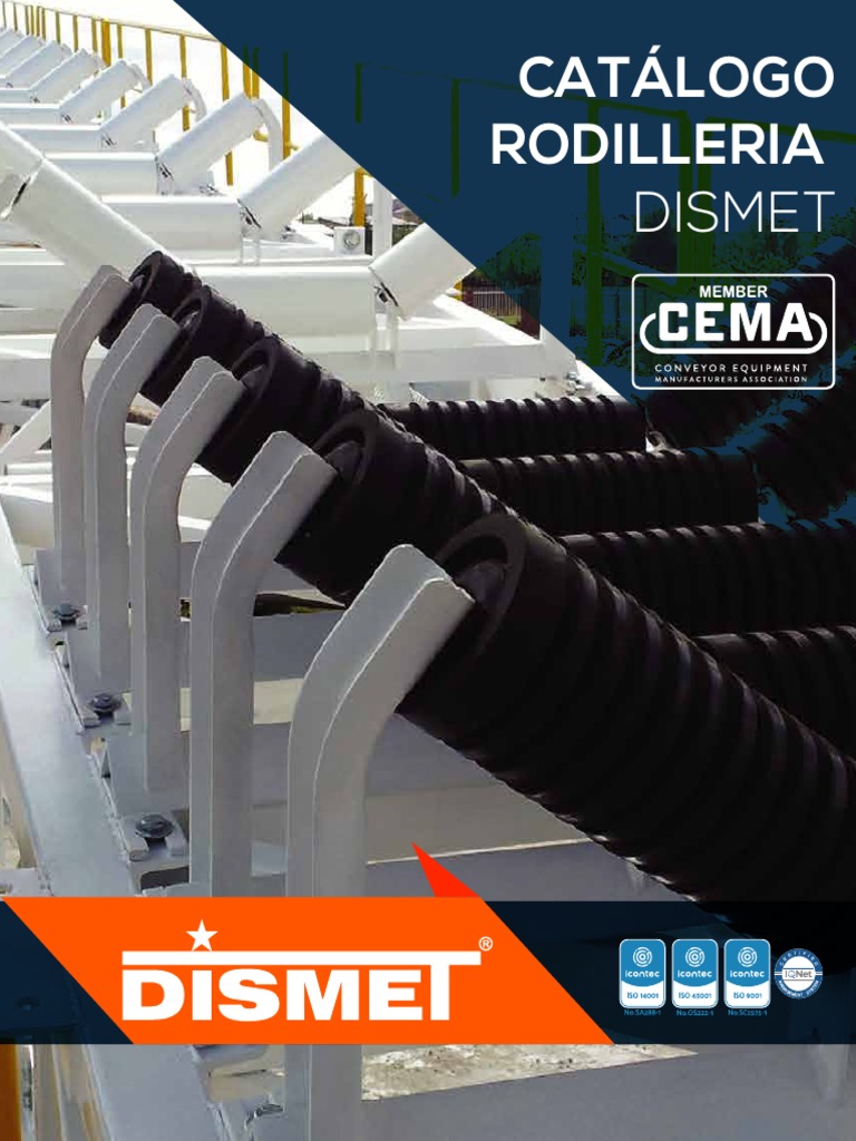 Catalogo Rodillos CEMA | PDF | Materiales | Bienes manufacturados