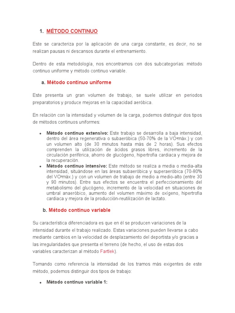 Método Continuo | PDF