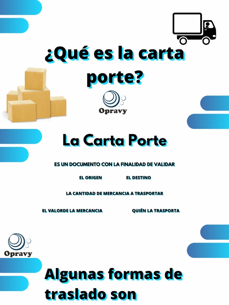 Qué Es La Carta Porte | PDF