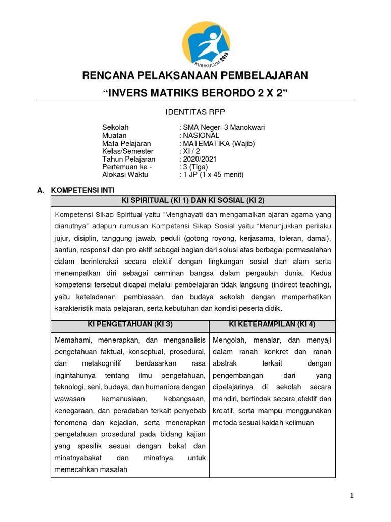 RPP Pembelajaran Berdiferensiasi Sosial Emosional | PDF