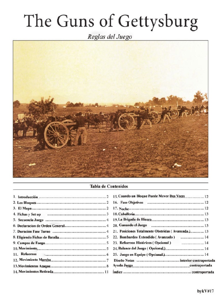 Diseño innovador de wargame Gettysburg | PDF | Deportes y actividades ...