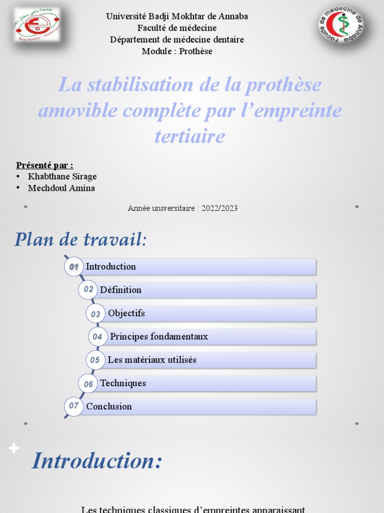 17 La Stabilisation de La Prothèse Amovible Complète Par L'empreinte | PDF