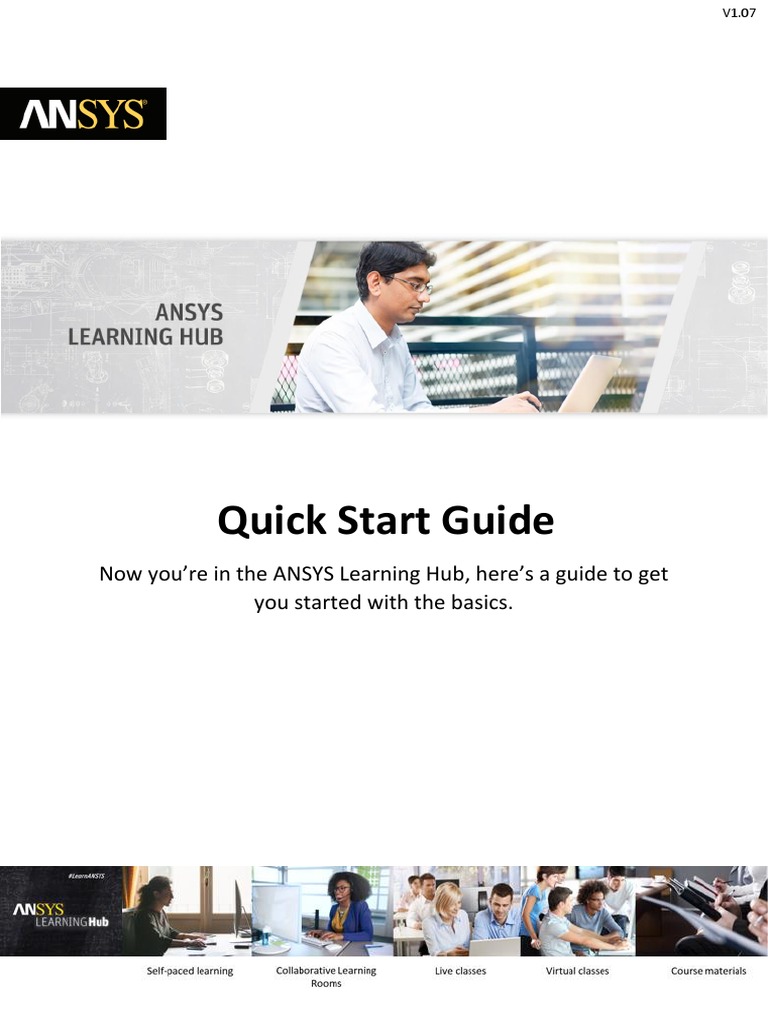 ANSYS Learning Hub QuickGuide V1.07 | PDF | Career & Growth