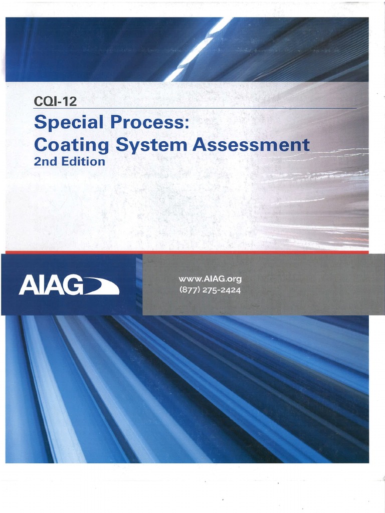 CQI-12 Special Process - Coating System Assesment 2nd Ed | PDF