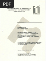 NMX-C-083-ONNCCE-2014 Ensaye A Compresion | PDF