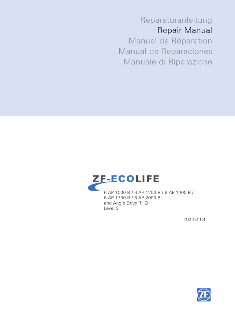 Manual Nivel 3 ZF Ecolife | PDF