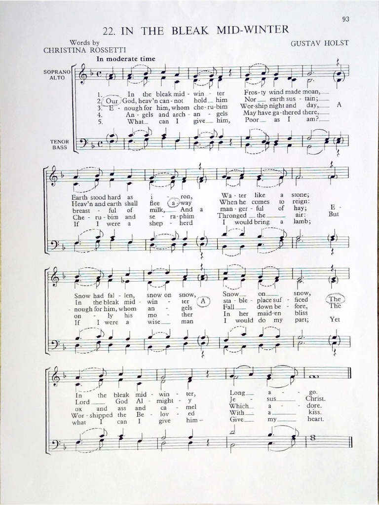 In The Bleak Mid-Winter | PDF