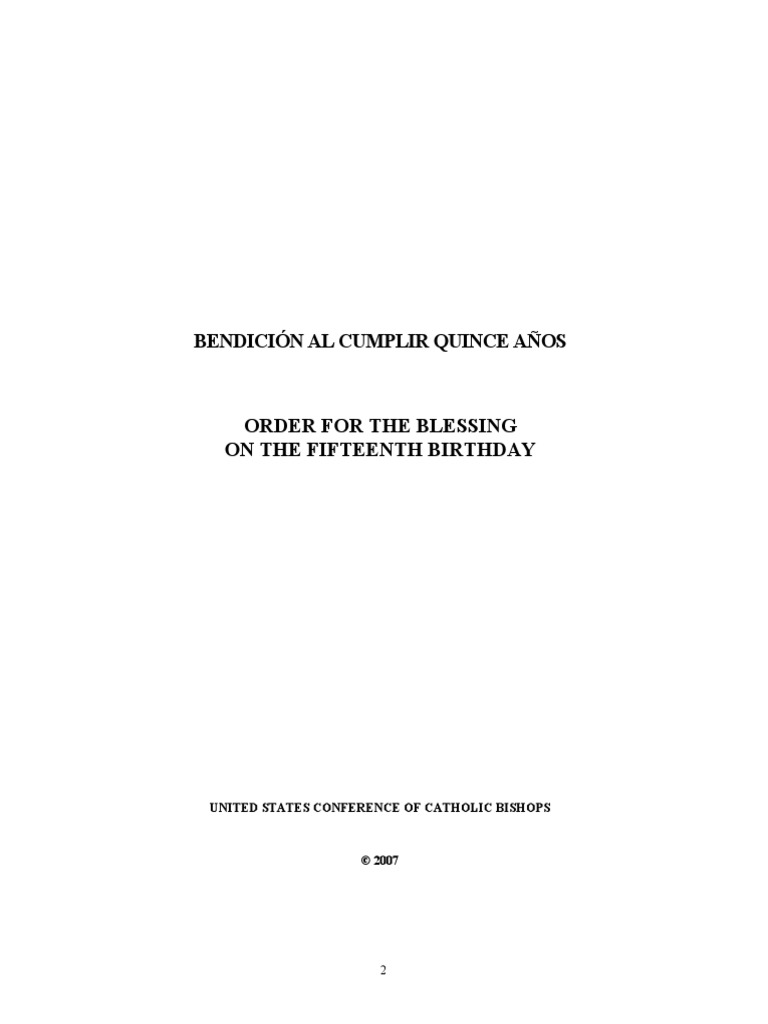 Quinceanera Spanish and English MINI | PDF