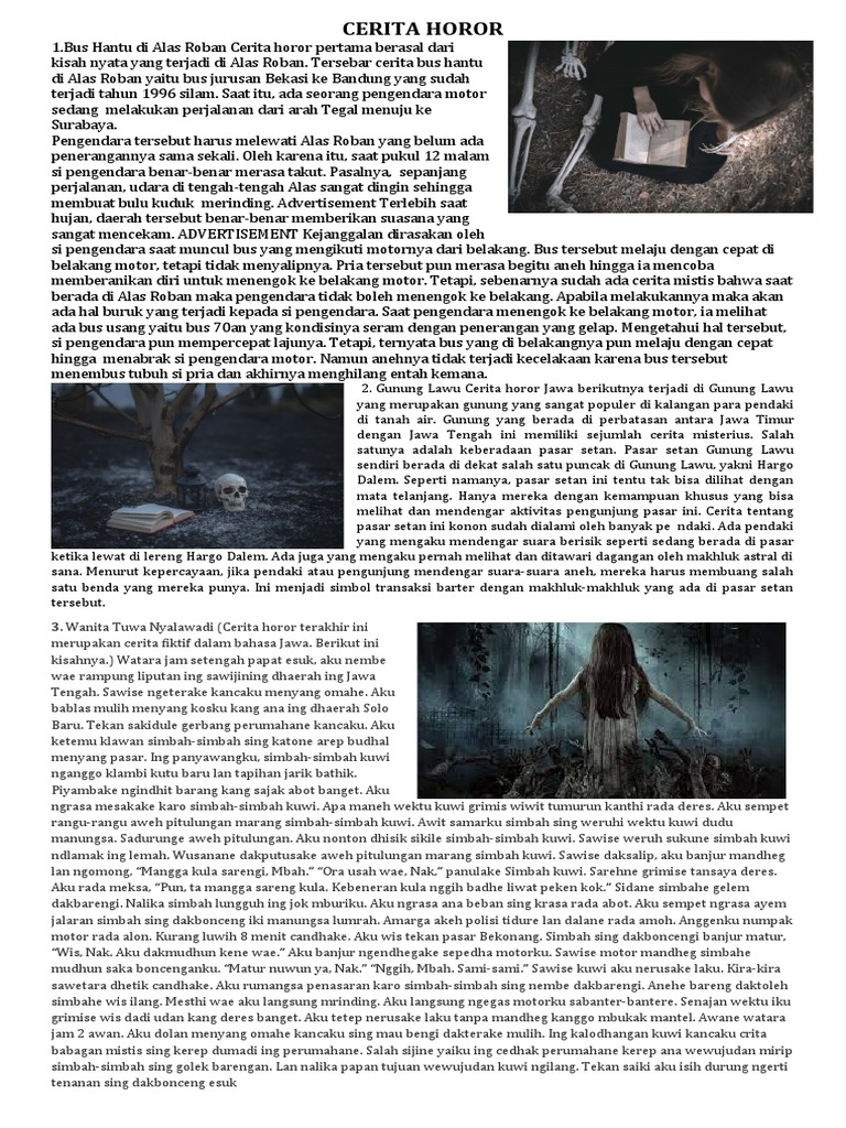 Cerita Horor | PDF