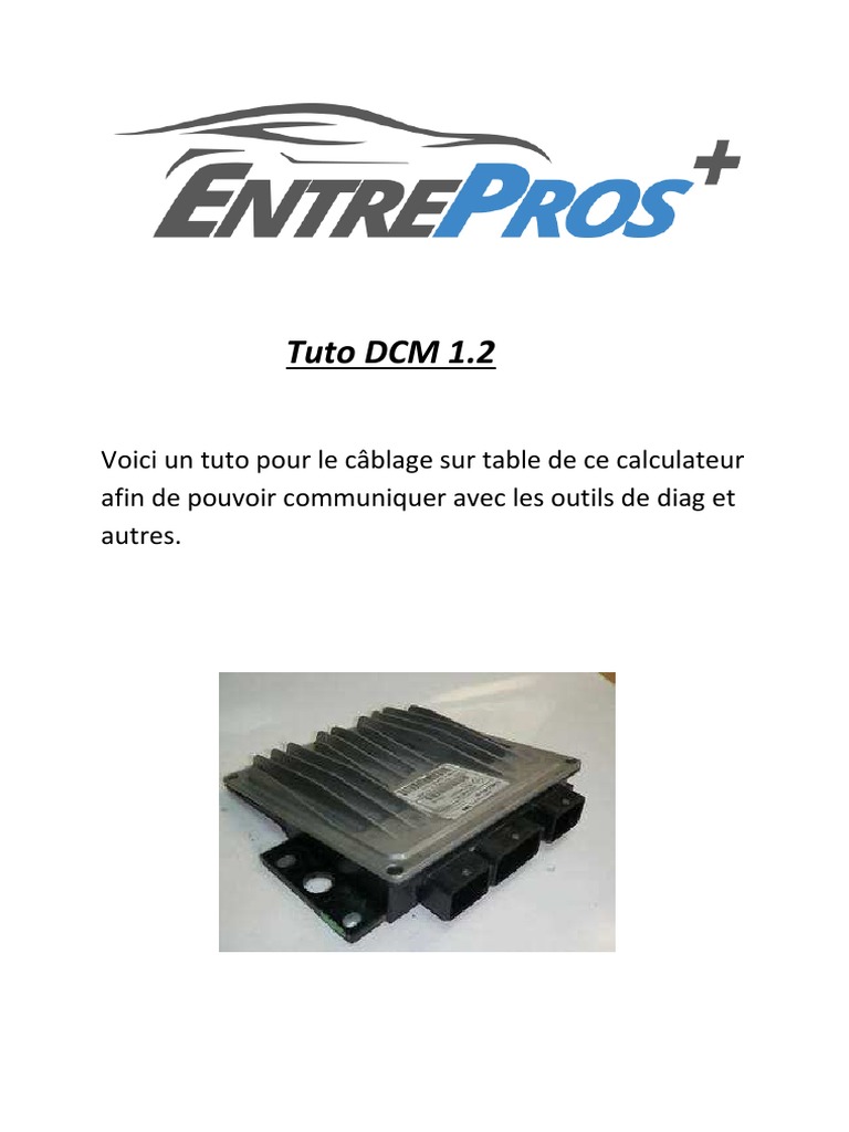 Tuto DCM 1.2 Sur Table | PDF