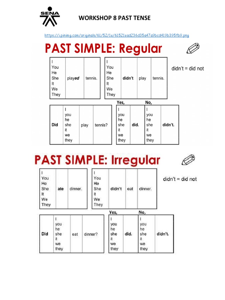 Workshop Past Simple | PDF