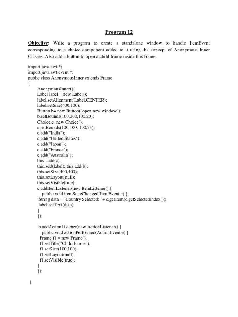 Java File Prog 12-13 | PDF Java File Prog 12-13 | PDF