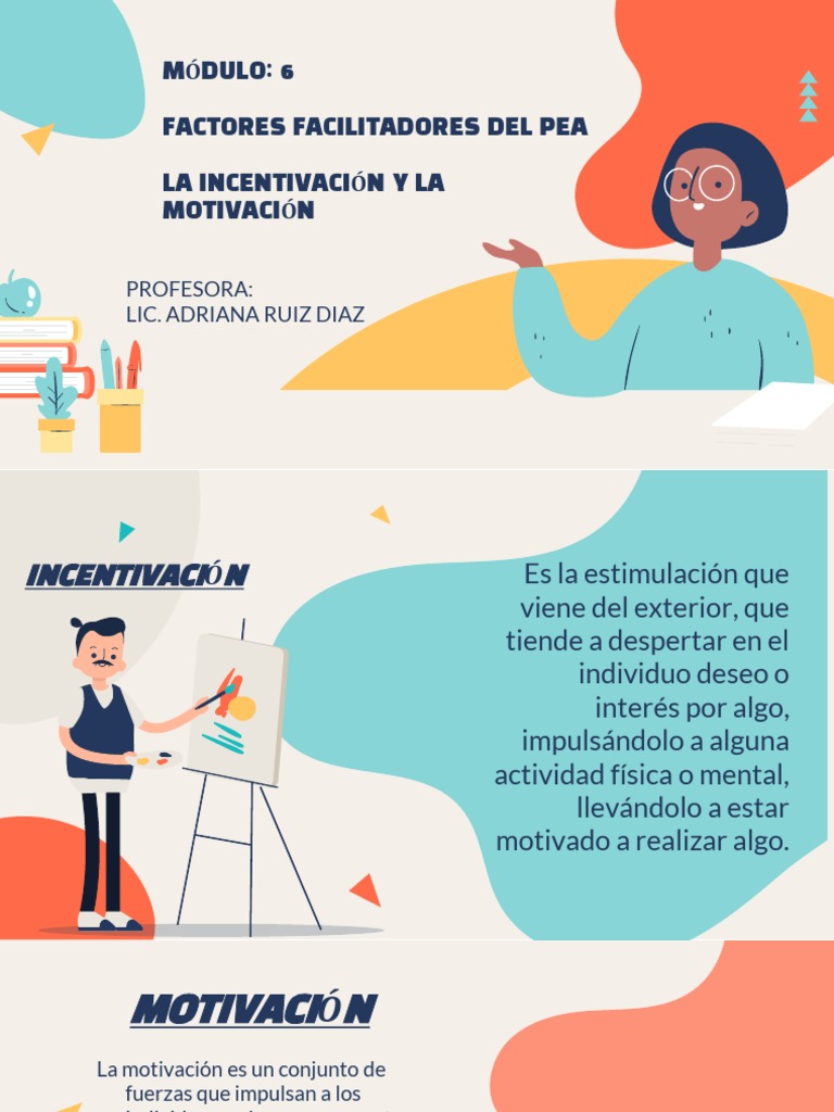 Modulo 6 - La Incentivacion y La Motivacion - Power Point | PDF