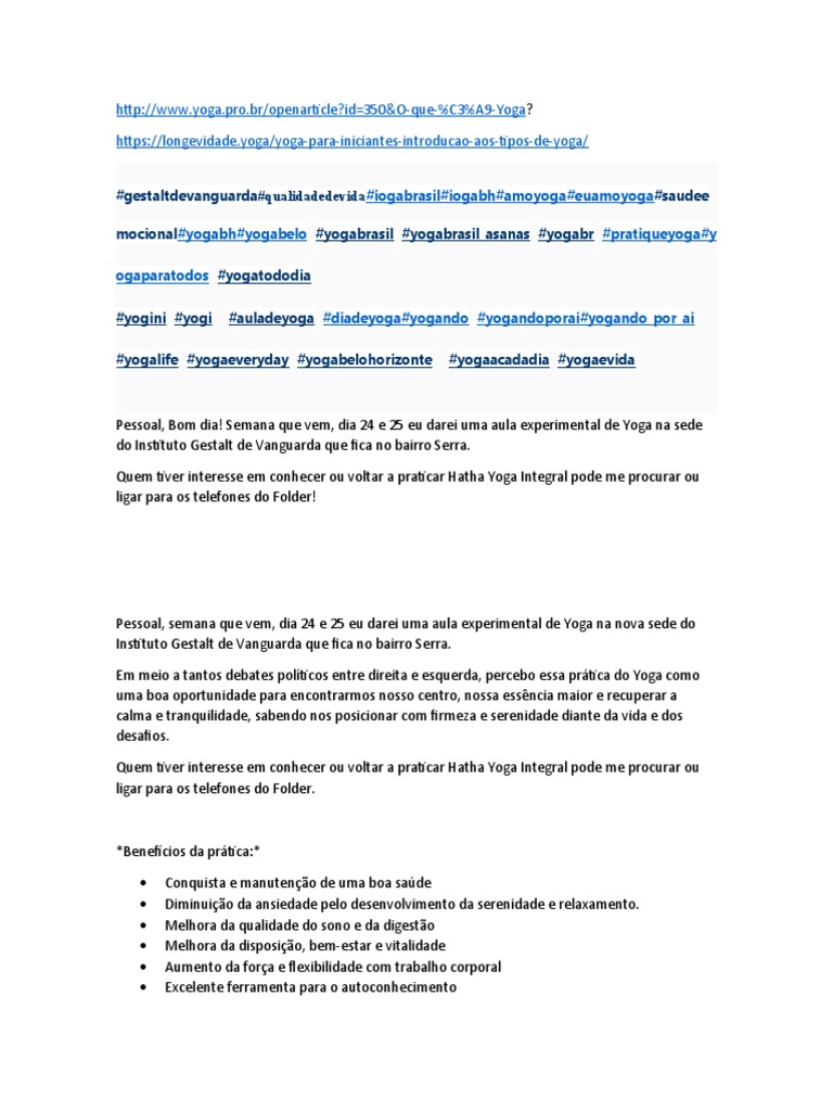 O Que É Yoga Integral Lucas Borba | PDF | Autoajuda | Estilo de vida