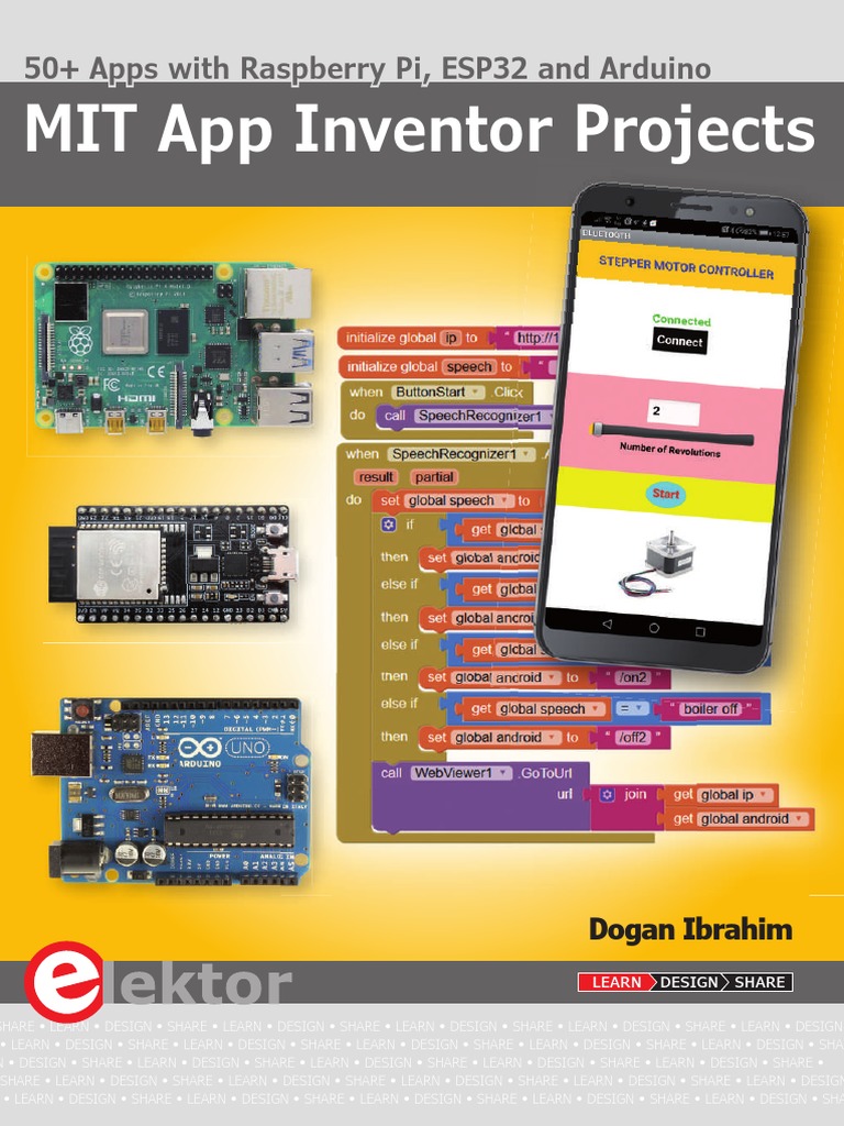 MIT App Inventor Projects 50+ Apps With Raspberry Pi, ESP32 and Arduino ...